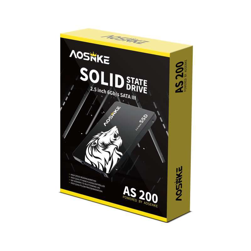 Jual Ssd 128gb/256gb/512gb Aosenke As200 3d Tlc Nand Flash A+ Sata Iii ...