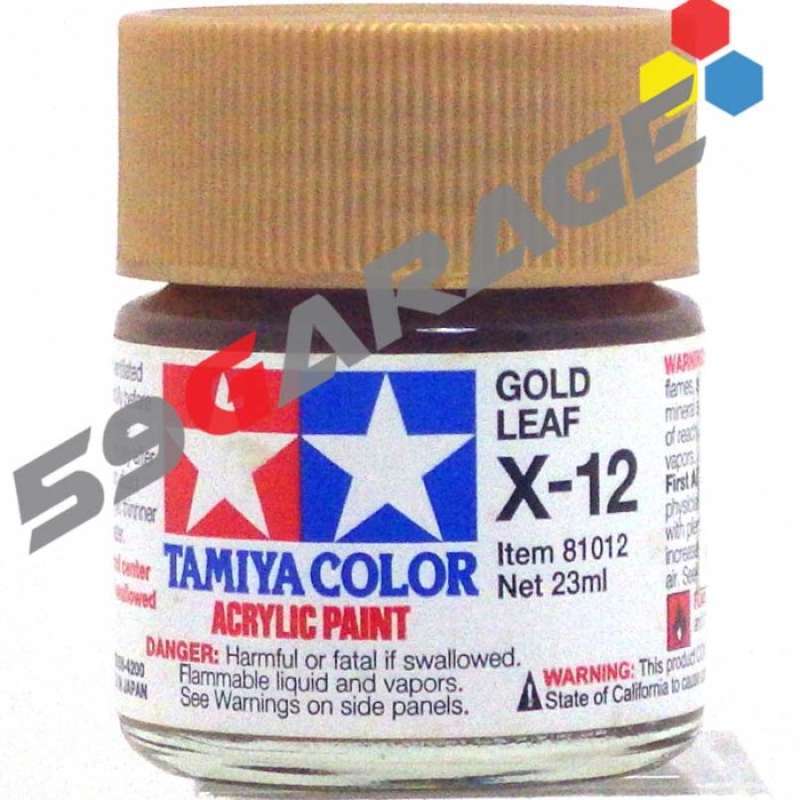 Promo Tamiya Acrylic 23 Ml X12 Gold ( Cat Gundam Model Kit ) Diskon 17% ...