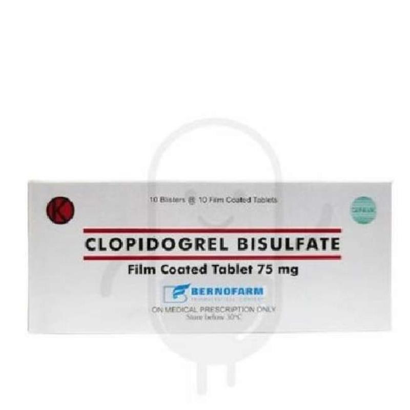 Jual CLOPIDOGREL BISULFATE BERNOFARM 75 MG BOX 100 TABLET di Seller ...