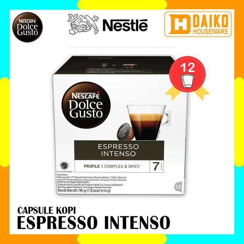 Promo Capsule NDG Nescafe Dolce Gusto Espresso Intenso Box Isi 12 ...