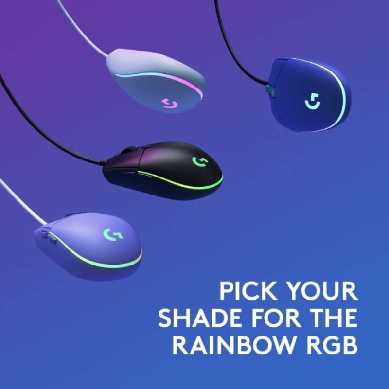 Promo Logitech G203 Mouse Gaming Wired Rgb Lightsync With Macro Diskon