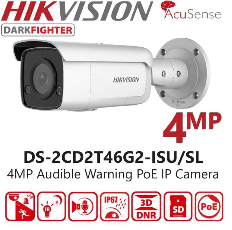 Jual Hikvision Ds-2cd2t46g2-isu/sl 4mp Ip Acusense Face Capture Audio 2.8mm Di Seller Innovante ...