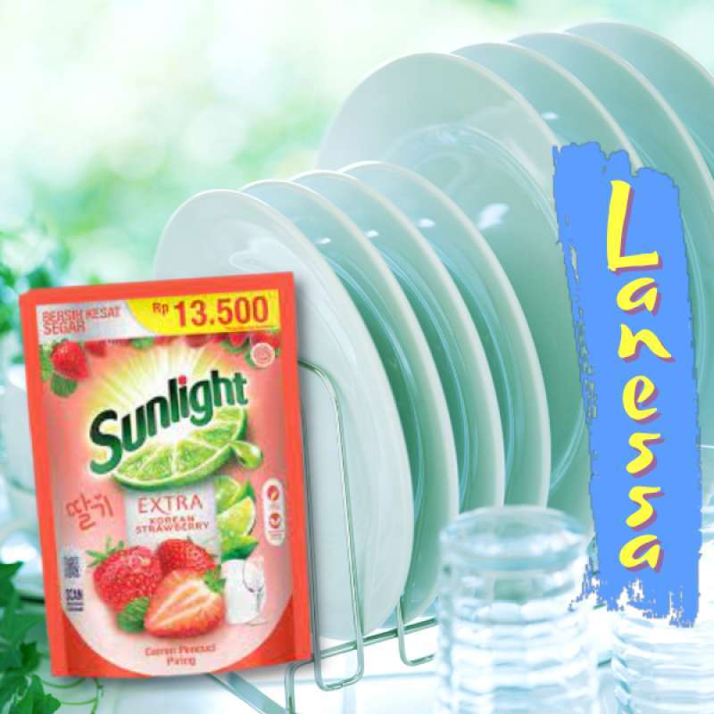 Jual SUNLIGHT Cairan Sabun Pencuci Piring Extra Korean Strawberry ...