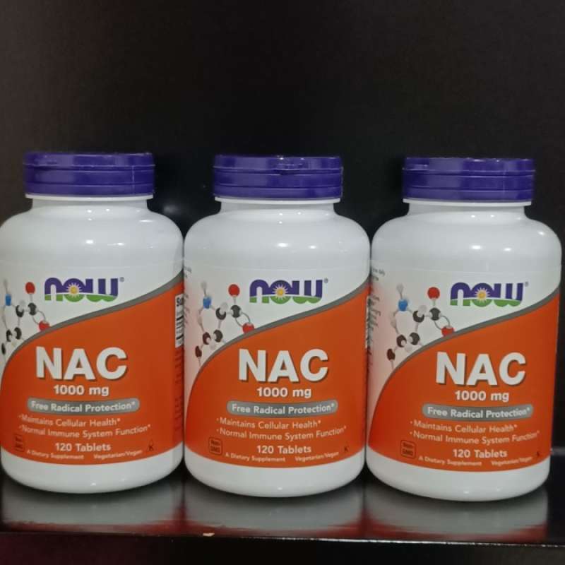 Promo NAC 1000 MG Now Foods 120 Tablets Diskon 29% di Seller Nusa ...