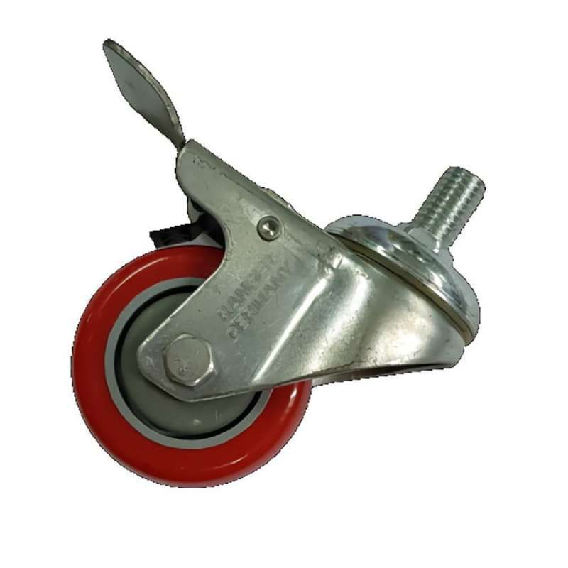 Promo Roda PU 4 Rem Kunci Drat Baut Tusuk Ranger Germany Diskon 23% di ...