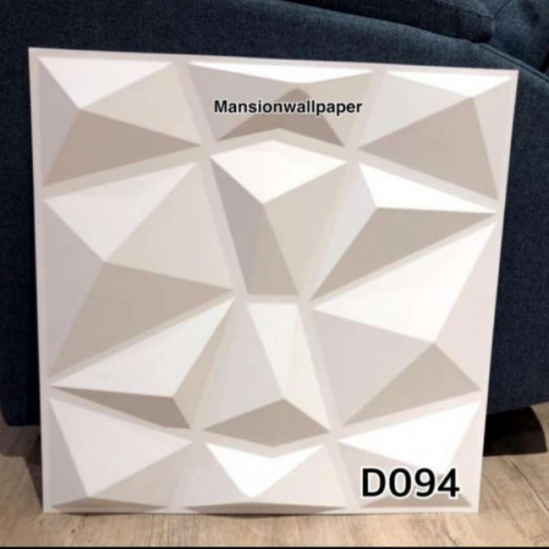 Promo Wall Panel PVC 3D 50x50 Putih Diskon 23% di Seller Monero Store ...