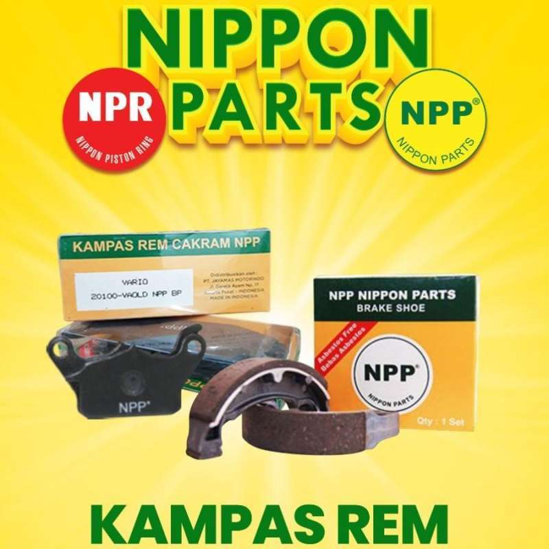 Jual BRAKE PAD / KAMPAS REM DEPAN BEAT NPP di Seller Nippon Parts ...