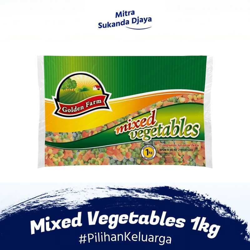 Jual GOLDEN FARM Mix Vegetables / Sayuran Beku 1 kg di Seller Mitra ...