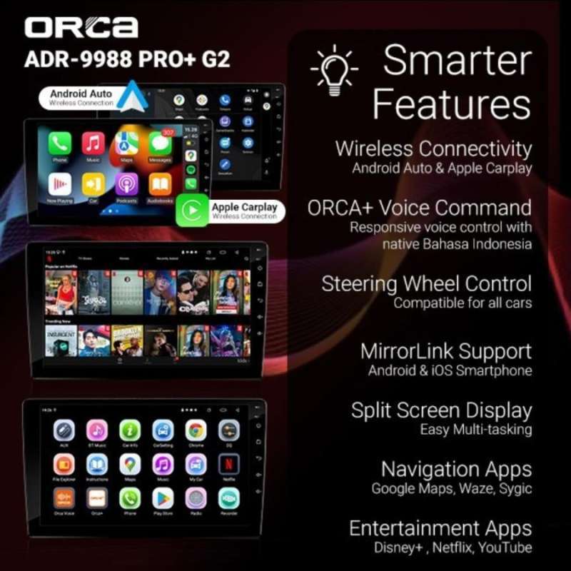 Jual Headunit Android Orca Pro Plus G2 10 Inch Oem Innova Reborn Ram 4/ ...