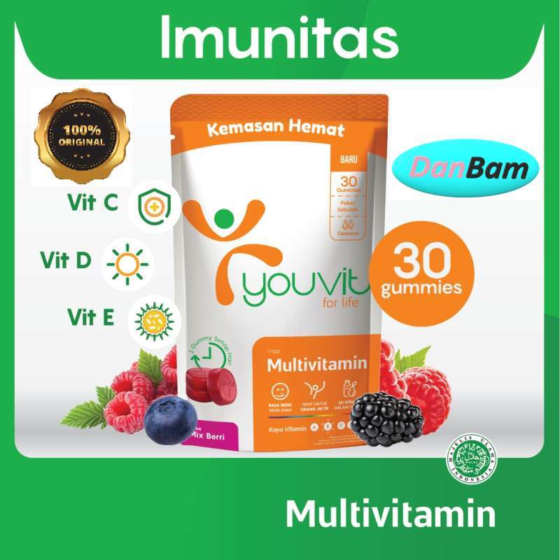 Promo [READY STOCK] Youvit for Life Isi 30pcs Kemasan Hemat Diskon 13% ...