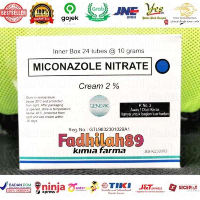 Promo Miconazole Nitrate Cream 2% Tube (10 Gram) Original - Krim Kulit ...