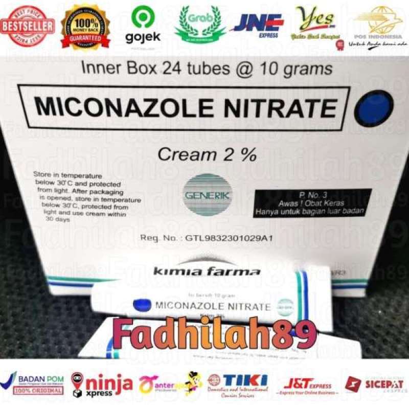 Promo Miconazole Nitrate Cream 2% Tube (10 Gram) Original - Krim Kulit ...