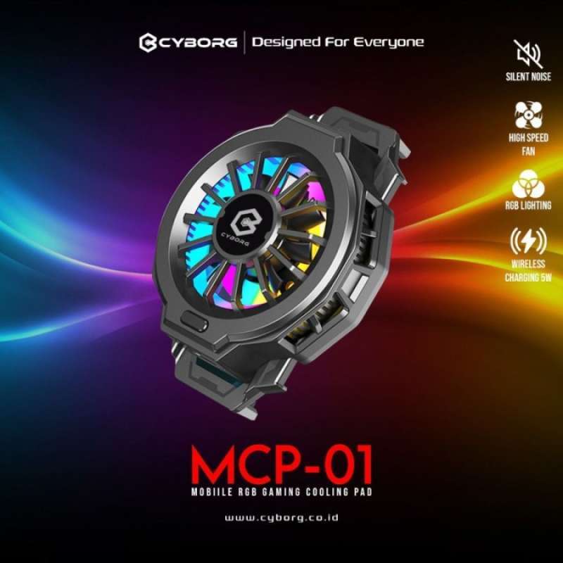 Jual Mobile Cooling Pad Cyborg Mcp-01 Icy Blast - Kipas Pendingin Hp ...