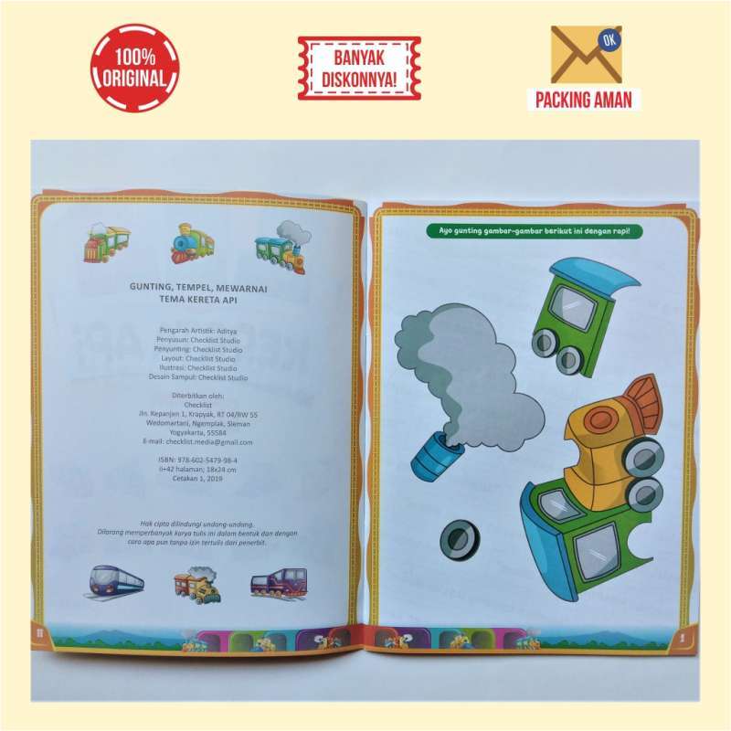 mewarnai kereta api paud sketsa
