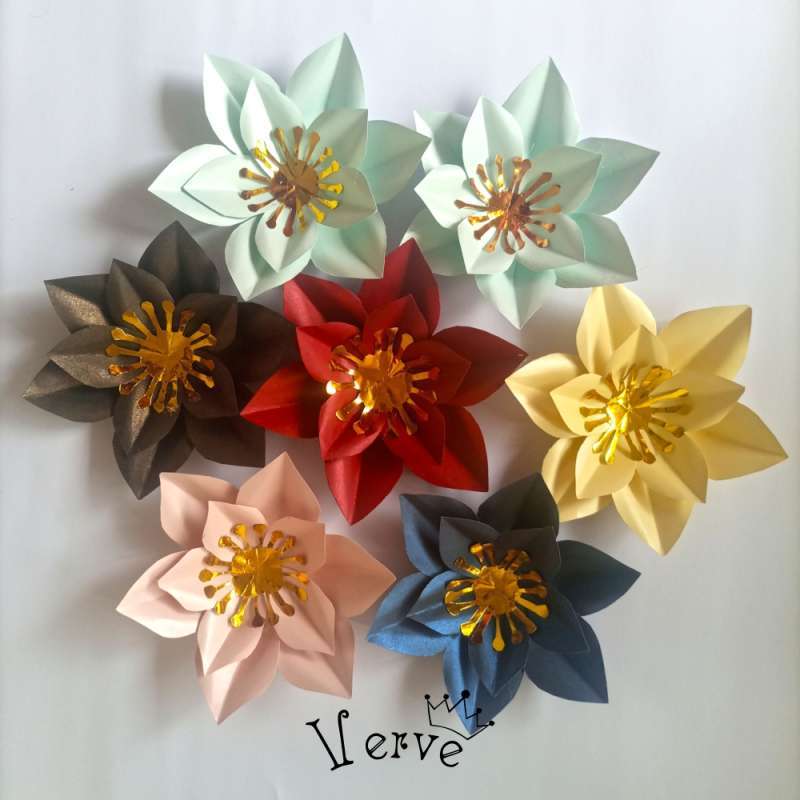 Jual Paper Flower - Bunga Papan Untuk Dekorasi / Karangan Bunga Dari ...