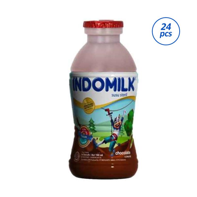 Jual Indomilk Susu Botol Cokelat 190 Ml X 24 Pcs Di Seller Toko Haikal12 - Peusar, Kab ...