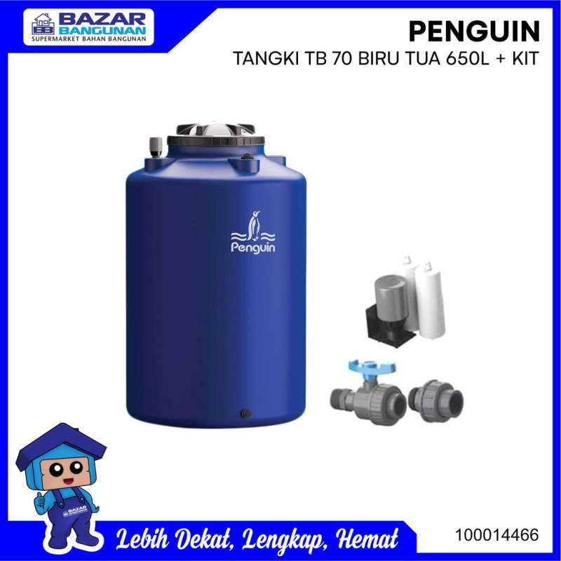Jual Penguin - Tangki Tandon Toren Air Water Tank Set Tb 70 Tb70 650 L ...