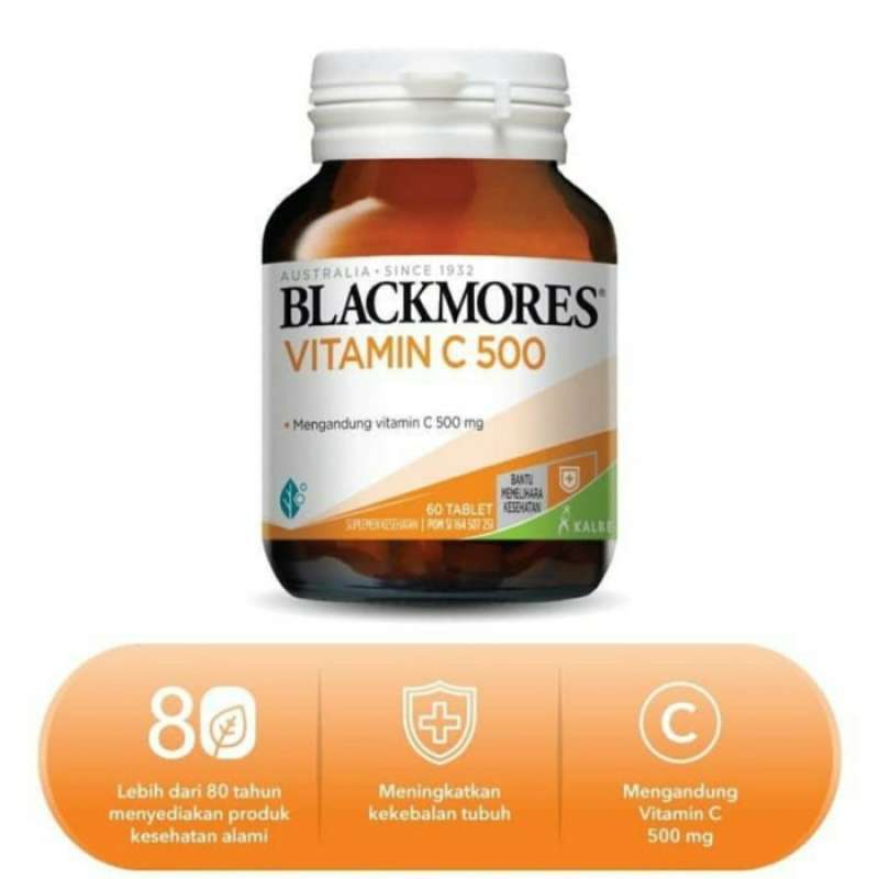 Jual BLACKMORES VITAMIN C VIT C 500 MG COLD RELIEF 60 TABS di Seller ...
