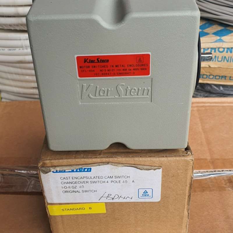 Promo Cos / Change Over Switch / Ohm Saklar Klar Stern Gz 4P 40A On-Off ...