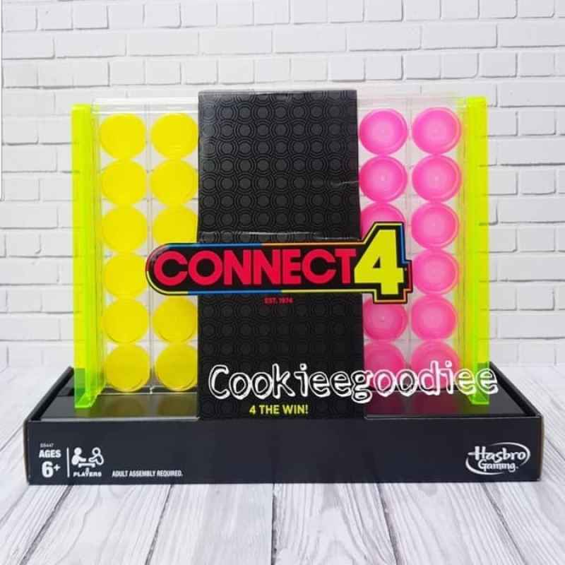 Jual Connect 4 Neon Pop Board Game Strategy di Seller cookieegoodiee ...