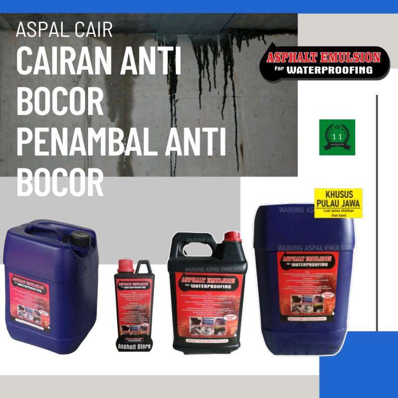 Promo Aspal Cair Penambal Anti Bocor/Anti Rembes Asphalt Emulsion For ...