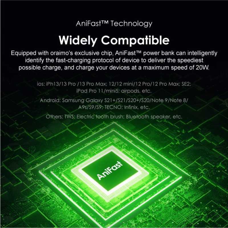 Promo Oraimo Toast 10 Pro Powerbank 10000mah Triple Output Opb-p118q ...