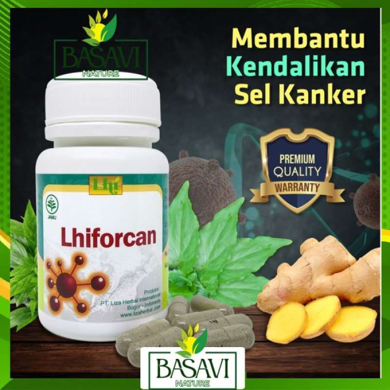 Jual Obat Herbal Kanker Tumor Bpom Halal Lhiforcan(keladi Tikus, Temuputih) Di Seller Humaira ...