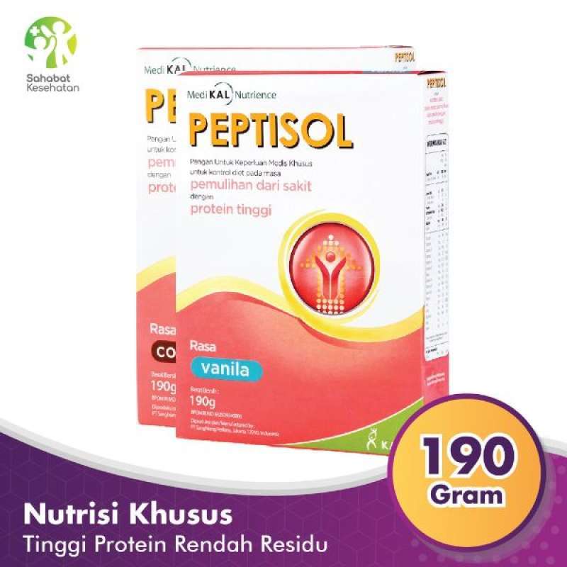 Jual Bundle 2 Box Peptisol - Nutrisi Tinggi Protein Rendah Residu Di ...