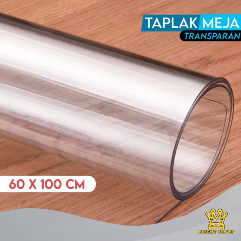 Promo (kk) Taplak Meja Alas Meja Plastik Pvc Transparan Bisa Custom ...