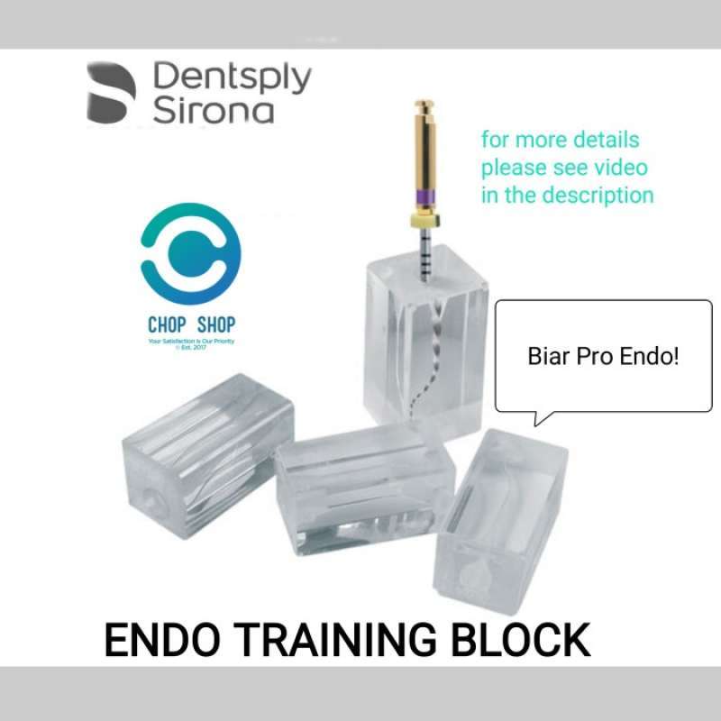 Promo Original Dentsply Endo Training Block S Shape Model Latihan Endo ...