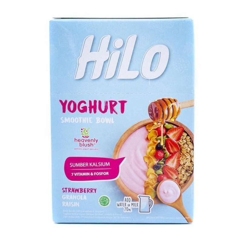 Jual HI LO YOGHURT STRAWBERRY 240G BOX di Seller Ranch Market Living ...