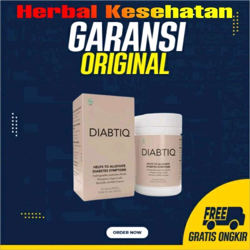 Promo DIABTIQ ASLI ORIGINAL OBAT DIABETES KENCING MANIS GULA DARAH ...