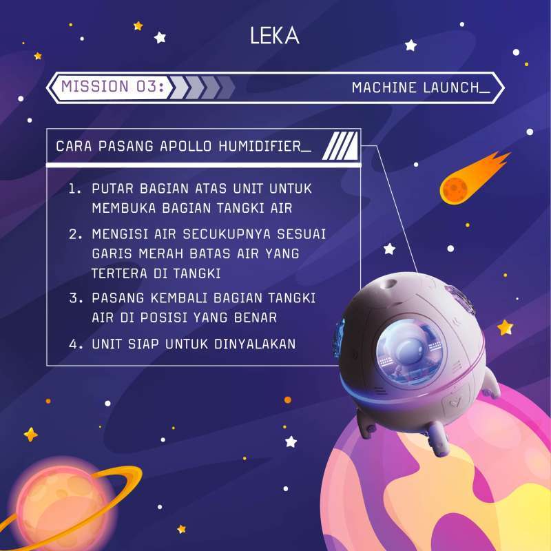 Jual Leka Hd6231 Apollo Humidifier - Pelembab Udara Diffuser Di Seller ...