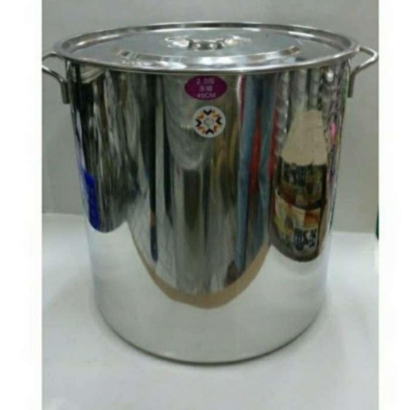 Promo PANCI STOCK POT STAINLESS STEL TEBAL UKURAN 30CM Diskon 34% di ...