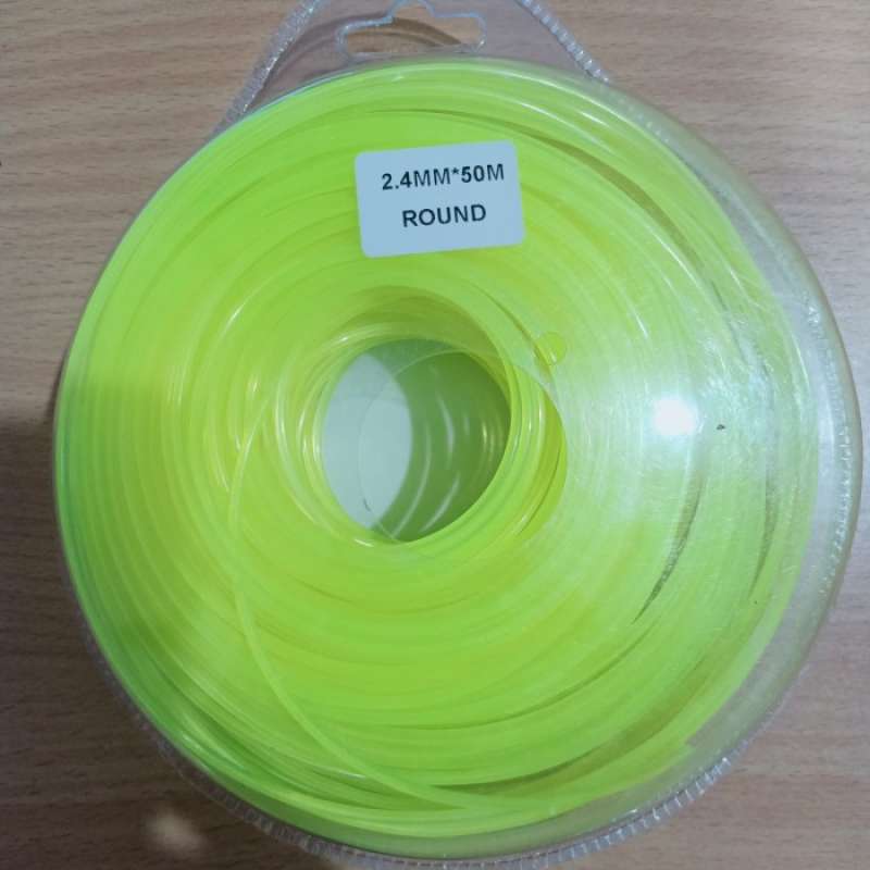 Promo Senar Nylon Mesin Potong Rumput 2.4mmx50 Meter Model Bulat Diskon ...