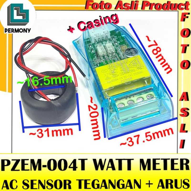 Promo Pzem-004t Watt Meter Sensor Ac Current Voltage Pzem004t Energy ...