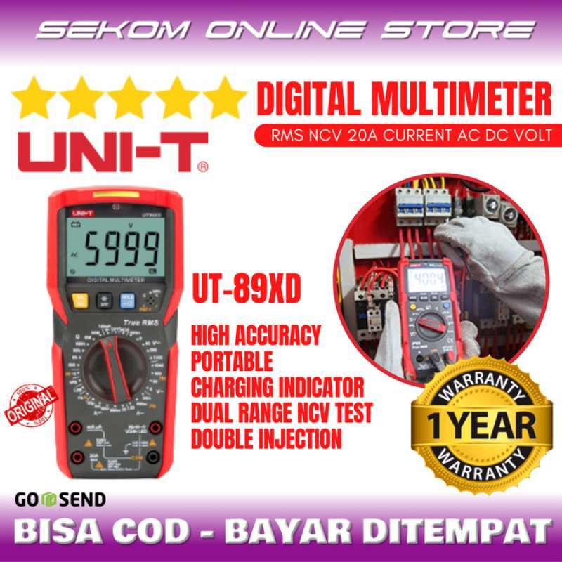 Promo Uni-T Digital Multimeter Ut89Xd Diskon 4% di Seller Esmee Shop ...