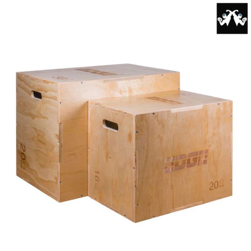 Jual Edge Elite Wooden Plyo Box Wood Plyometric Jump Crossfit Jumping ...