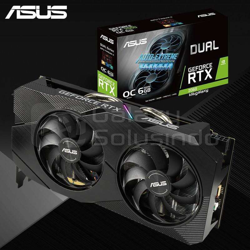 Jual ASUS DUAL GeForce RTX 2060 EVO OC edition 6GB GDDR6 - VGA RTX2060 ...