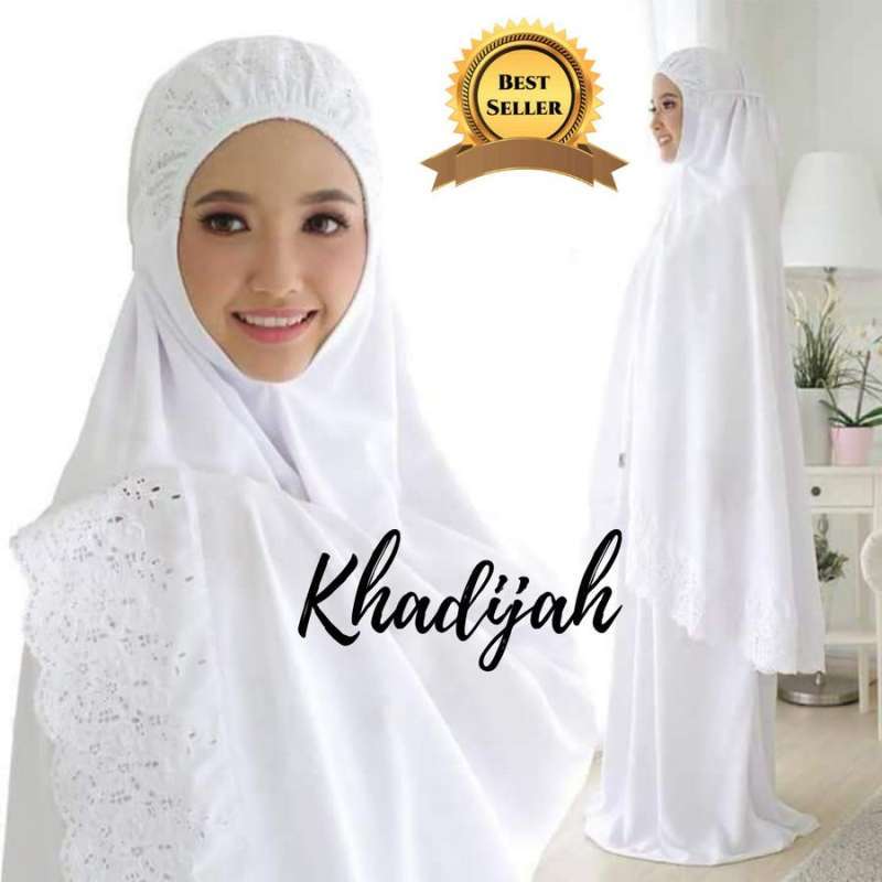 Jual Mukena Khadijah Katun Mikro 🏷️ Model Kekinian, Premium, & Harga ...