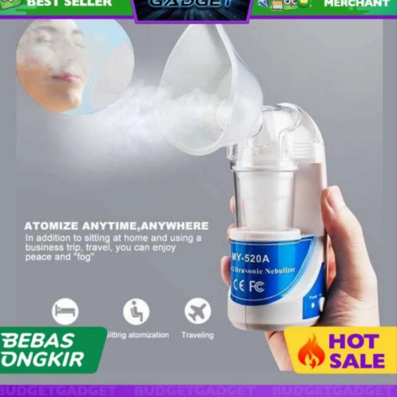 Jual Ready Stok..nebulizer Portable Mesh,best Produk..alat Uap Inhaler ...