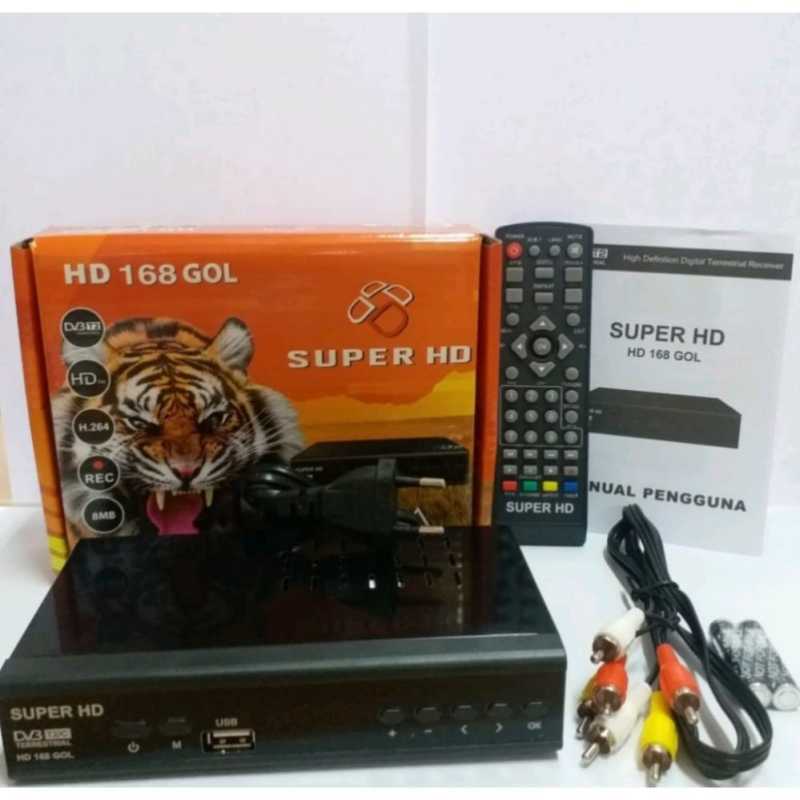 Jual Stb Set Top Box Harimau Macan Super Hd168gol Hd 168 Gol Tv Digital ...