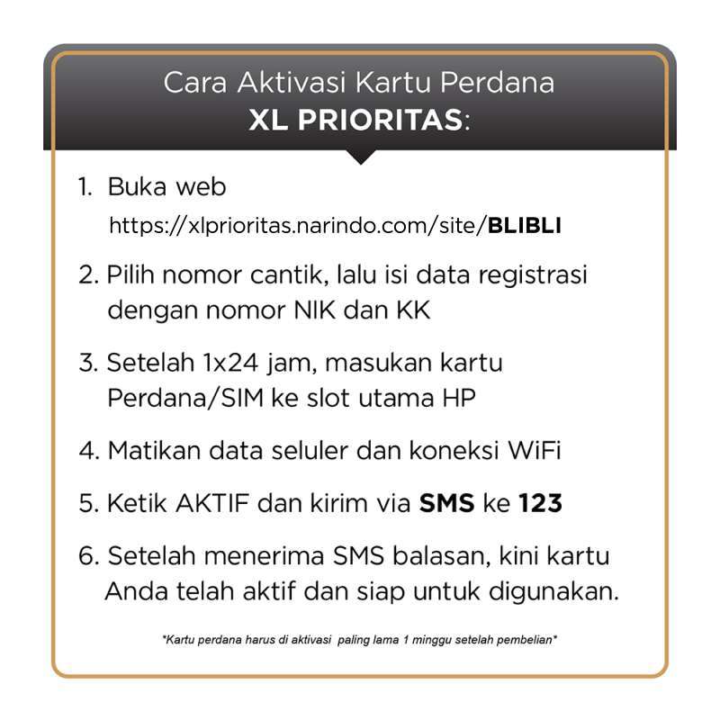 Jual Kartu Perdana XL PRIORITAS, Gold X, Unlimited Data + Nelpon 3Bln ...