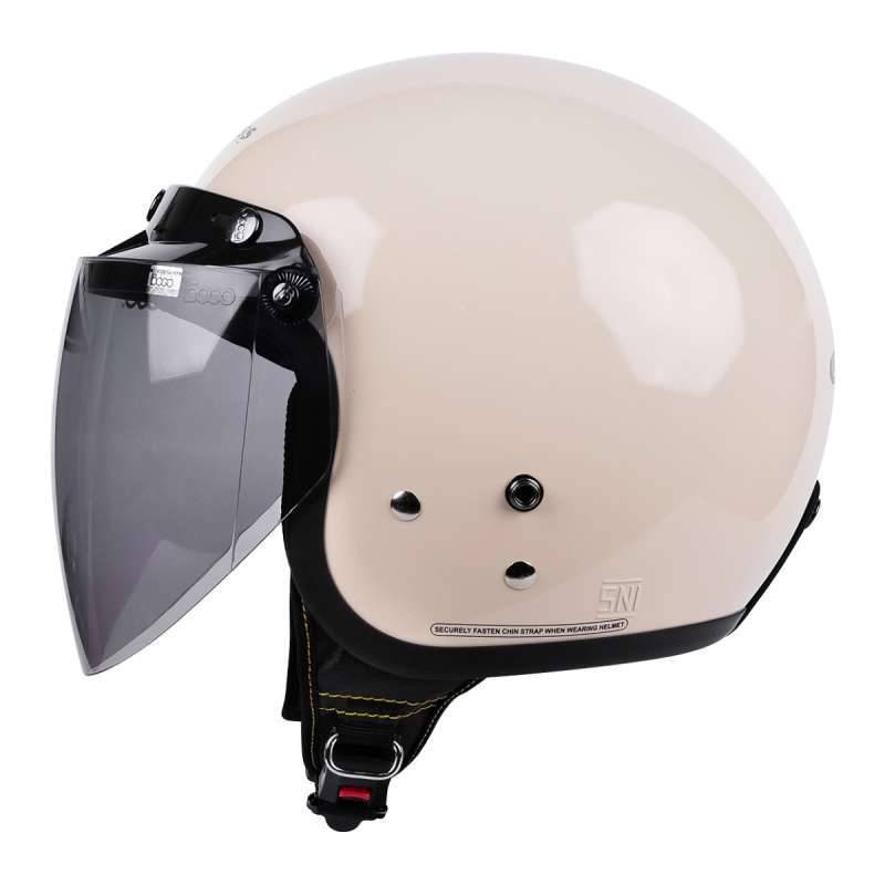 Jual Cargloss Cfm Retro Visor 25 Jet Helm Half Face - Bogo Jet 25 Clear ...