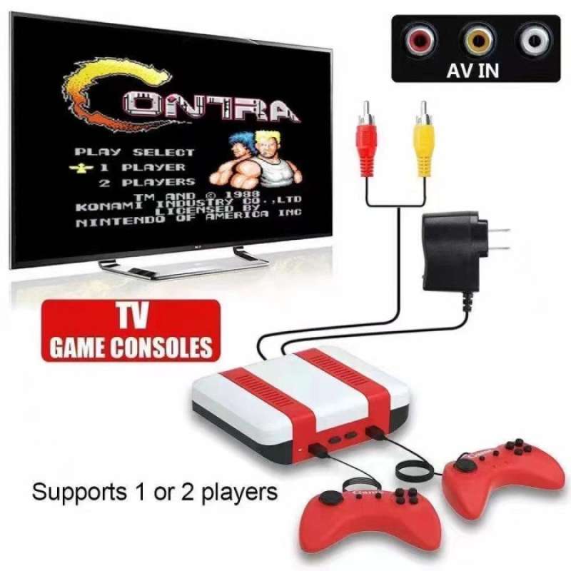 Promo NEW 2021 GAME CONSOLE RED AND WHITE CLASSIC 2 PLAYER Diskon 33% ...