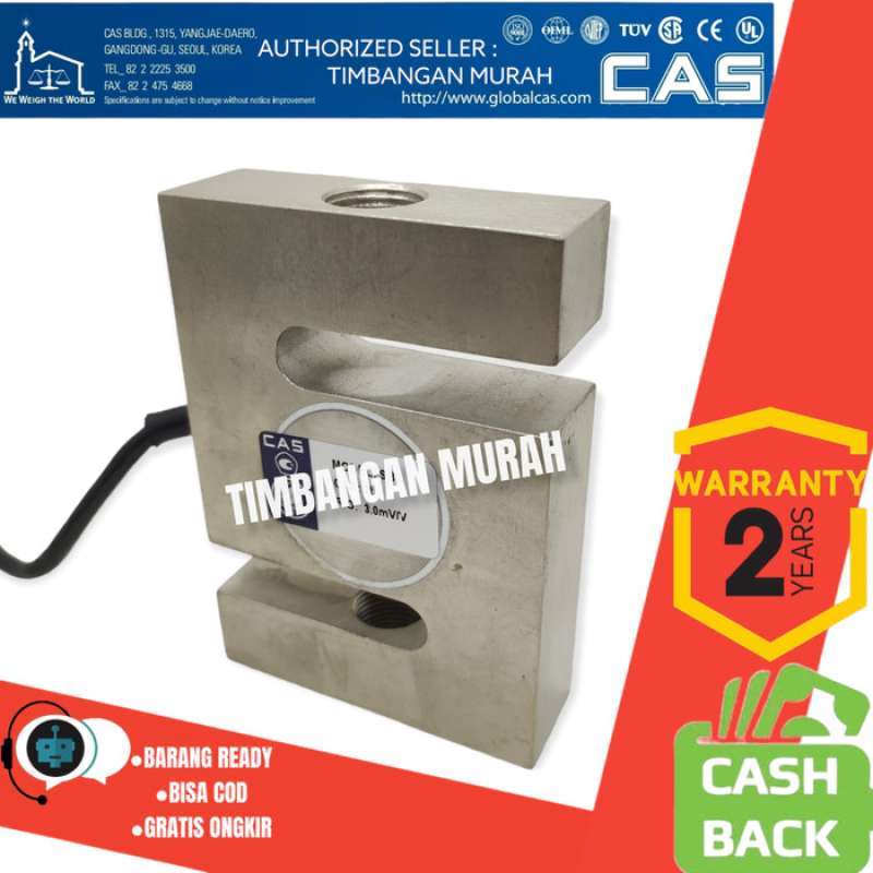 Promo LOAD CELL CAS SBA 5 TON / LOAD CELL SBA 5 TON Diskon 33% di ...