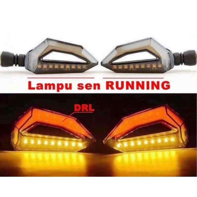 Jual GARANSI Lampu Sen DRL Sequential Sign Sein LED Motor Flowing ...