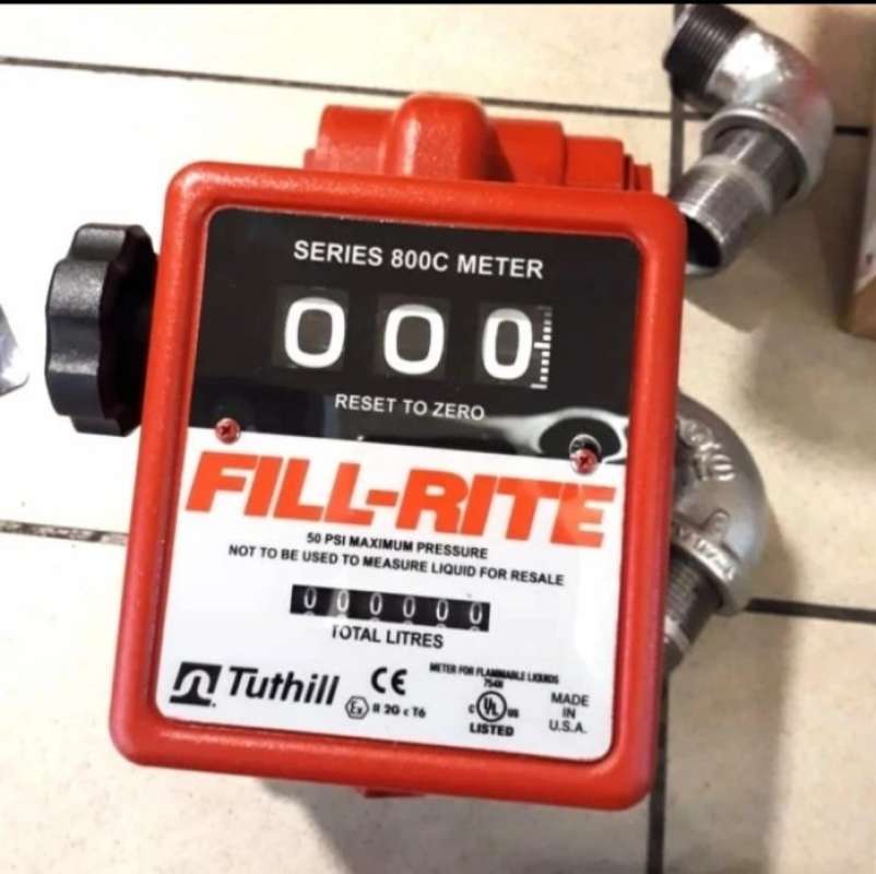 Promo FLOW METER FILL RITE TUTHILL ASLI USA SERIES 800 3DIGIT 1INCH ...