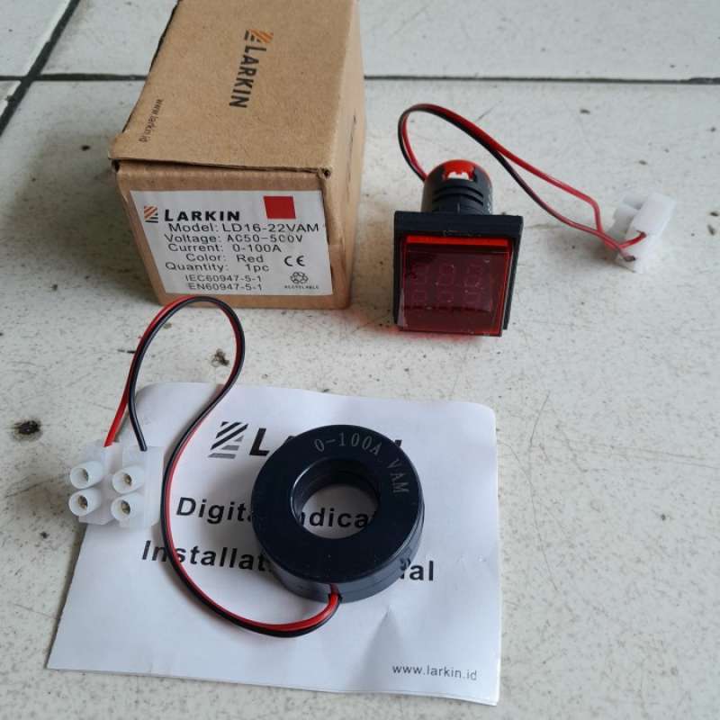Promo Larkin Ld16 22dvam Pilot Lamp With Voltage Amper ...