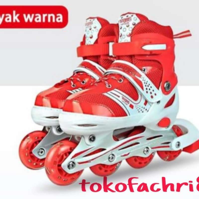 Jual Sepatu Roda Anak Power Ukuran M Merah Dan Biru Di Seller The ...